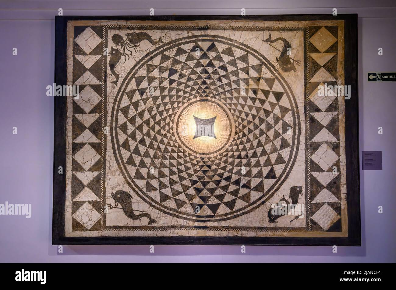 Barcelona, Spain. Artefacts and interior of the Catalan Museum of ...