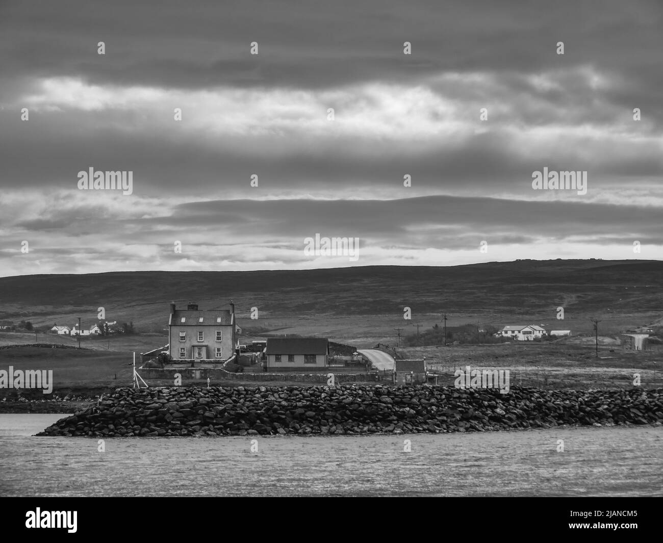 the city of Lerwick and the shetland island Stock Photo - Alamy
