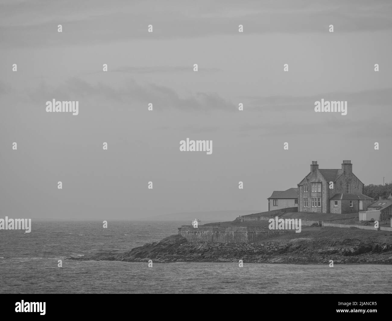 the city of Lerwick and the shetland island Stock Photo - Alamy