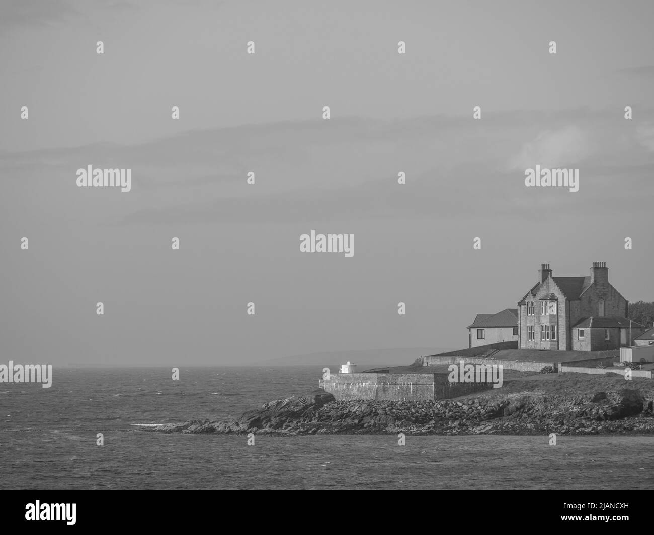 the city of Lerwick and the shetland island Stock Photo - Alamy