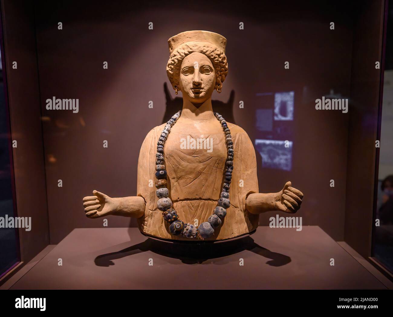 Barcelona, Spain. Artefacts and interior of the Catalan Museum of ...