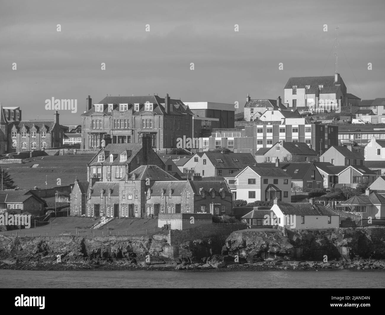 the city of Lerwick and the shetland island Stock Photo - Alamy