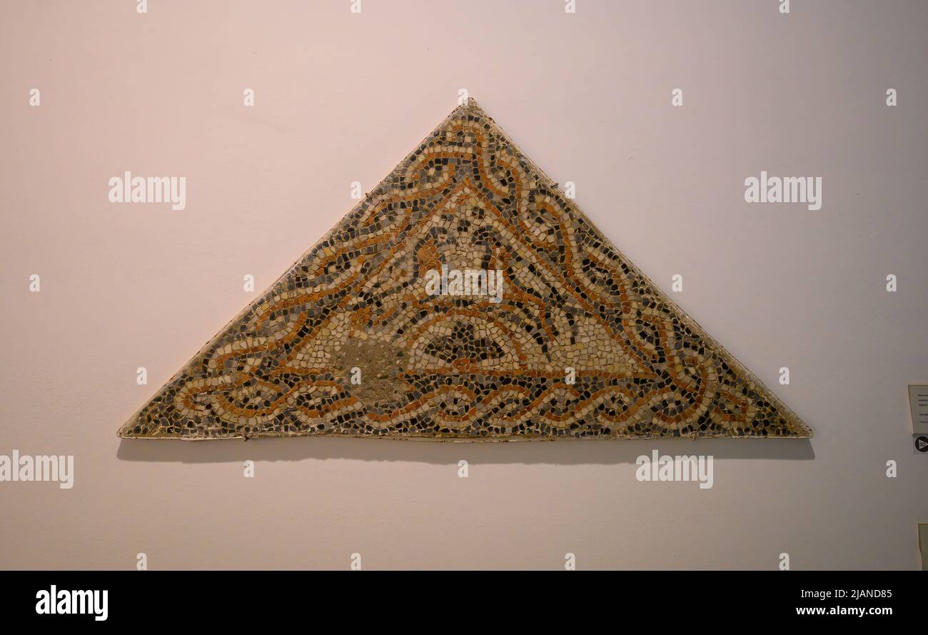 Barcelona, Spain. Artefacts and interior of the Catalan Museum of ...