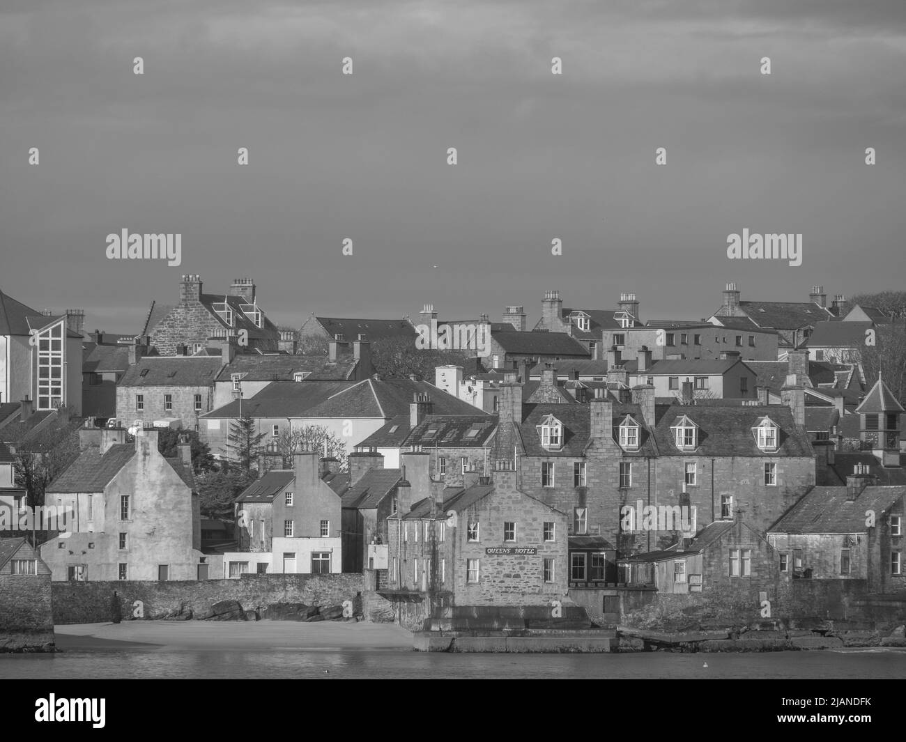 the city of Lerwick and the shetland island Stock Photo - Alamy