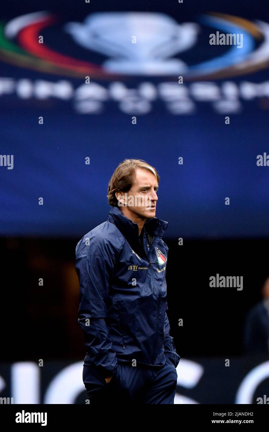 London, France. 31st May, 2022. Roberto Mancini head coach of Italy ...