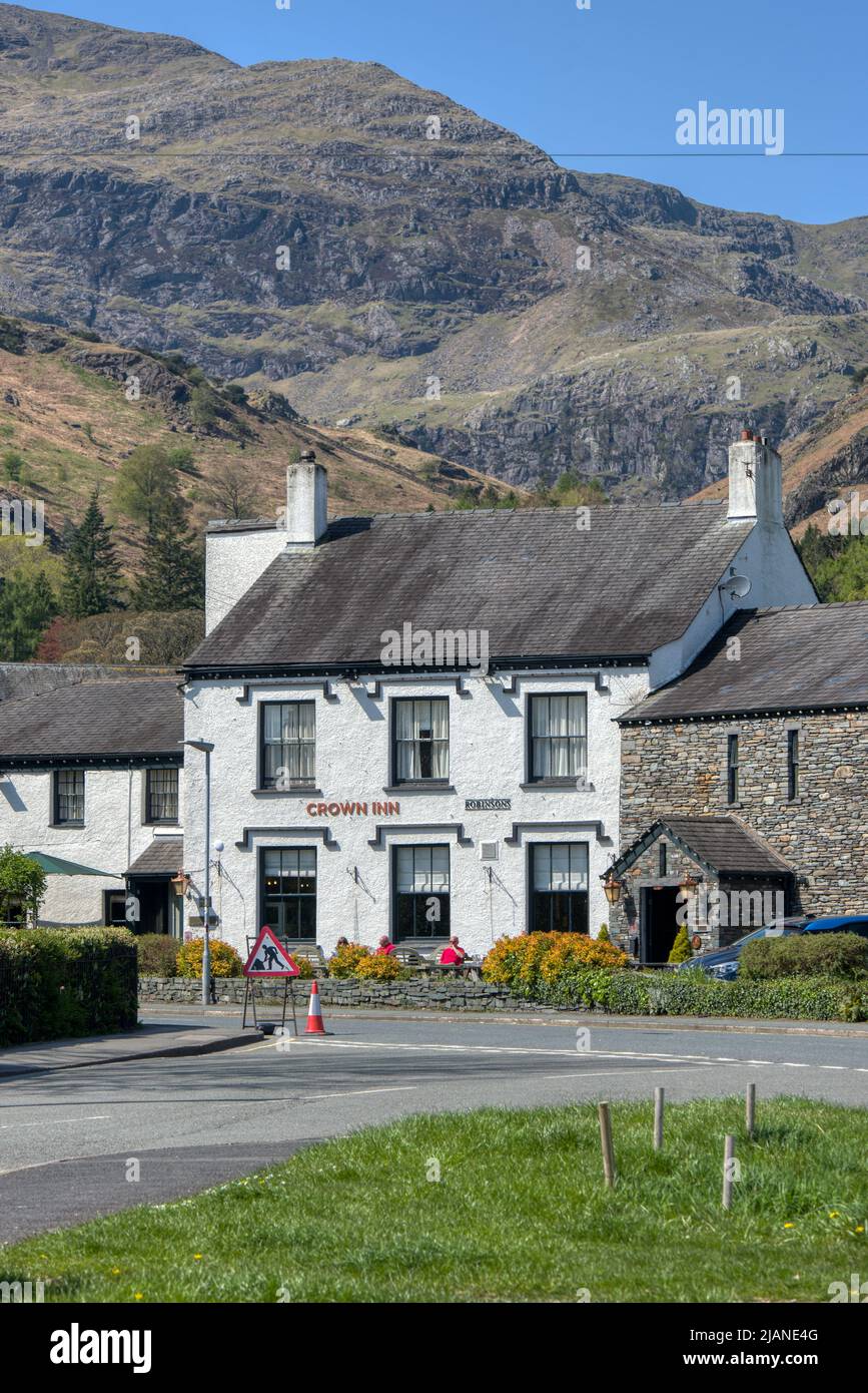Coniston, United Kingdom - 21st April 2022 : The Crown Hotel Coniston ...
