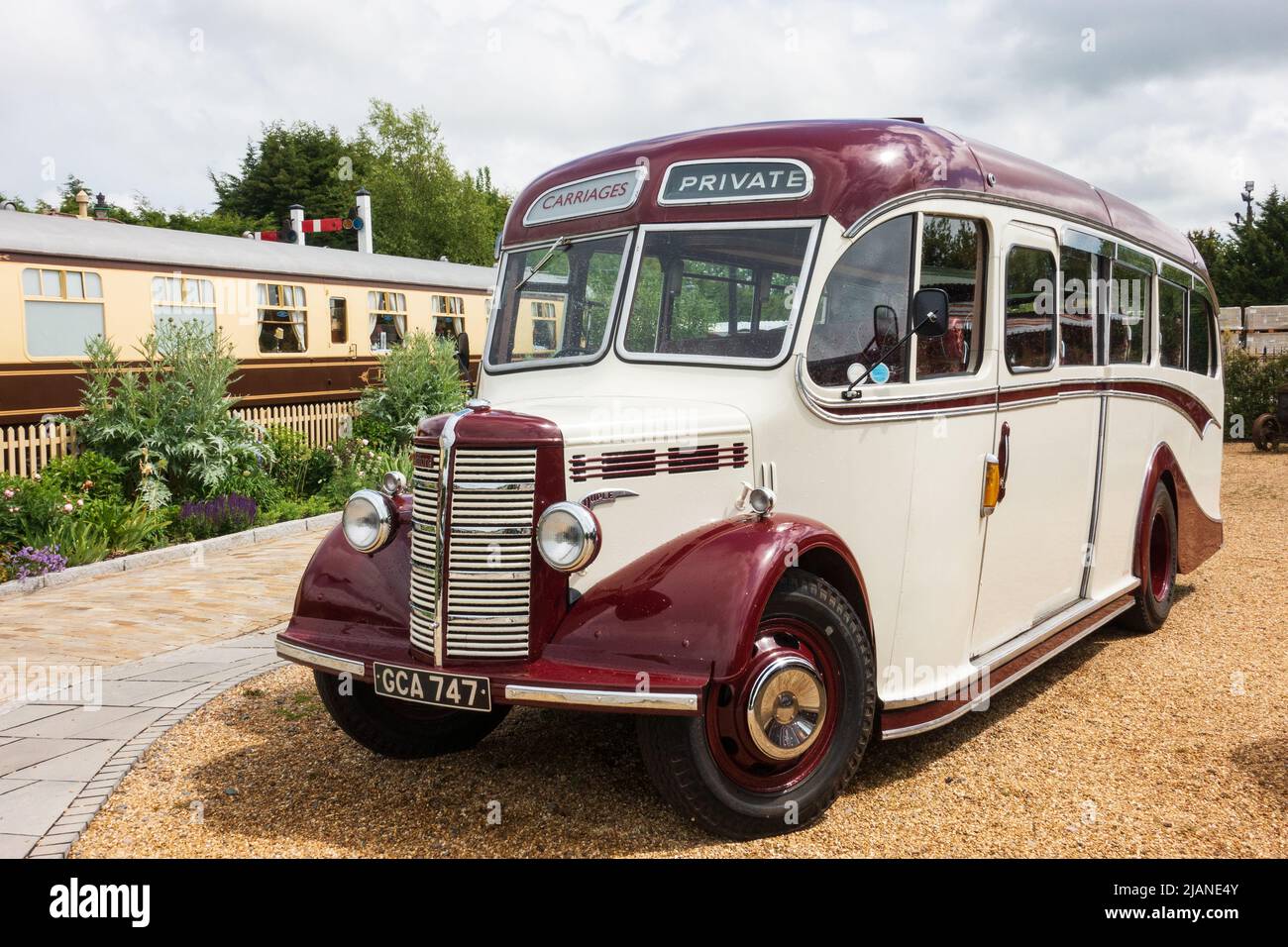 1950 Bedford OB Duple Vista bodied single deck coach used by Carriages ...