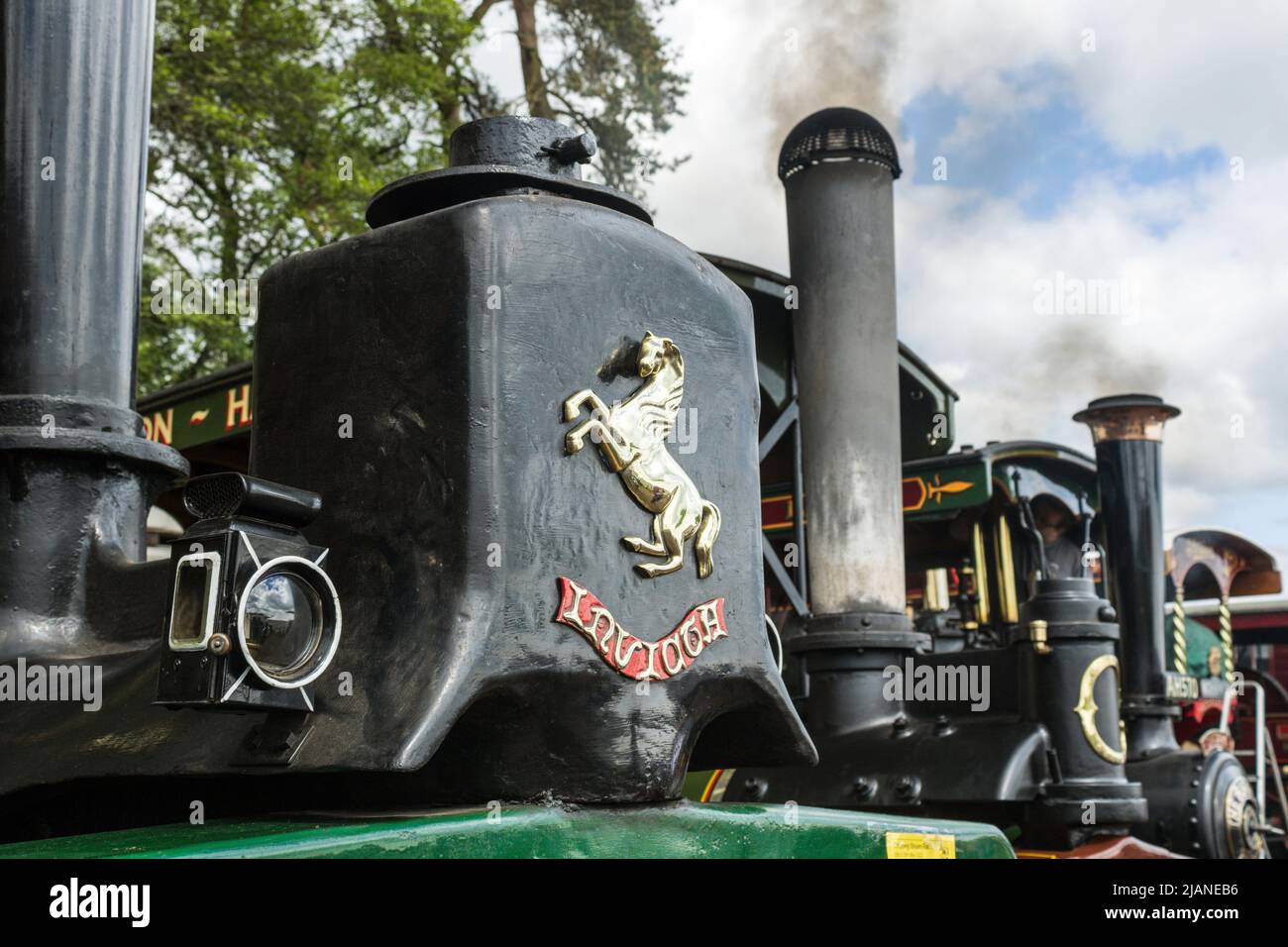 Traction engines. Chipping Steam Fair 2022 Stock Photo - Alamy