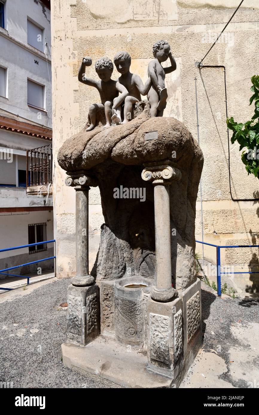 The Spanish Catalan border village of Portbou which borders France ...