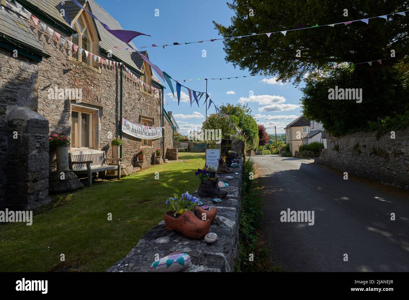 Devon, UK, 31/05/2022, Platinum Jubilee: The small South Devon Village ...