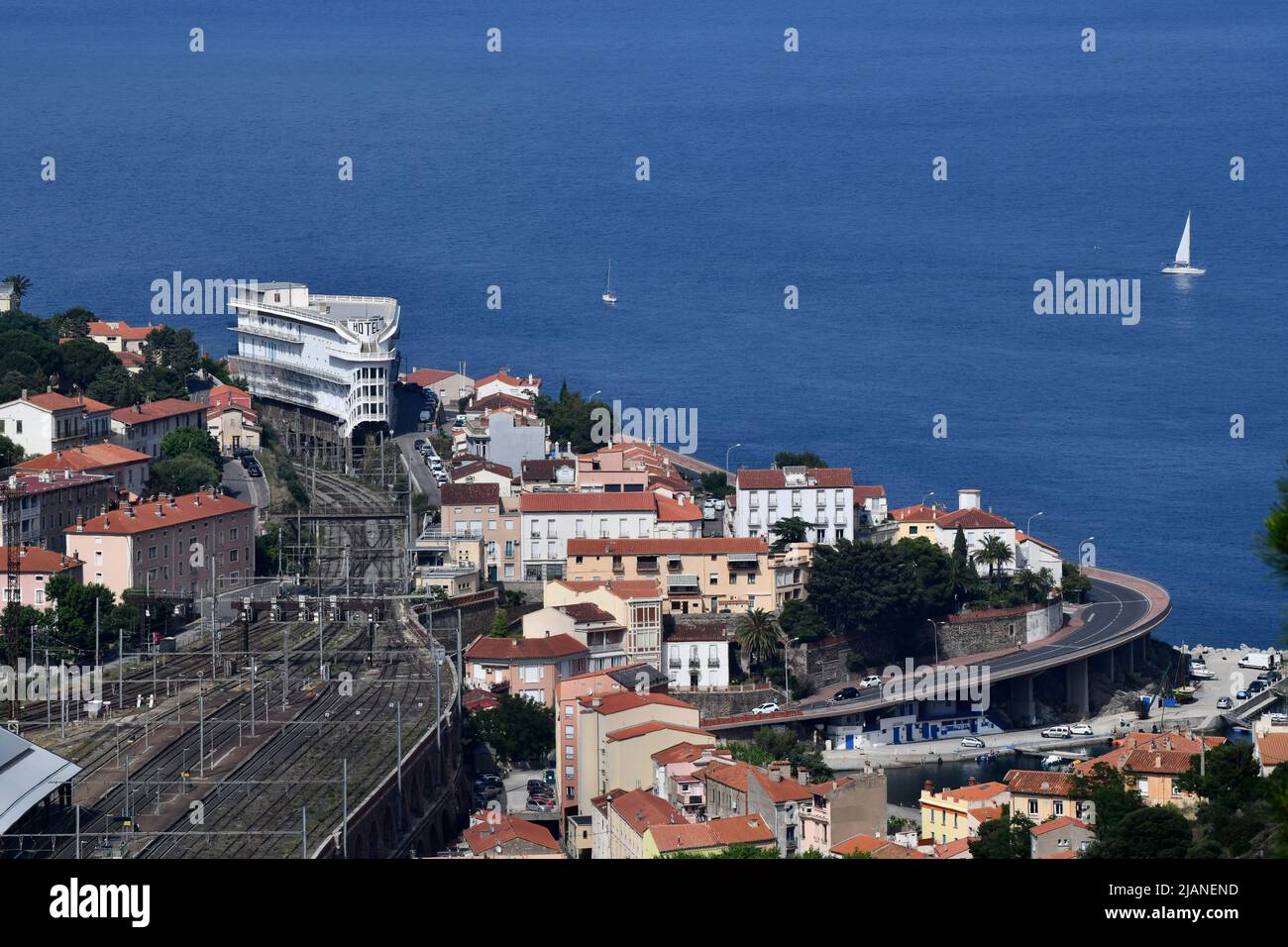 Cerbere village hi-res stock photography and images - Alamy
