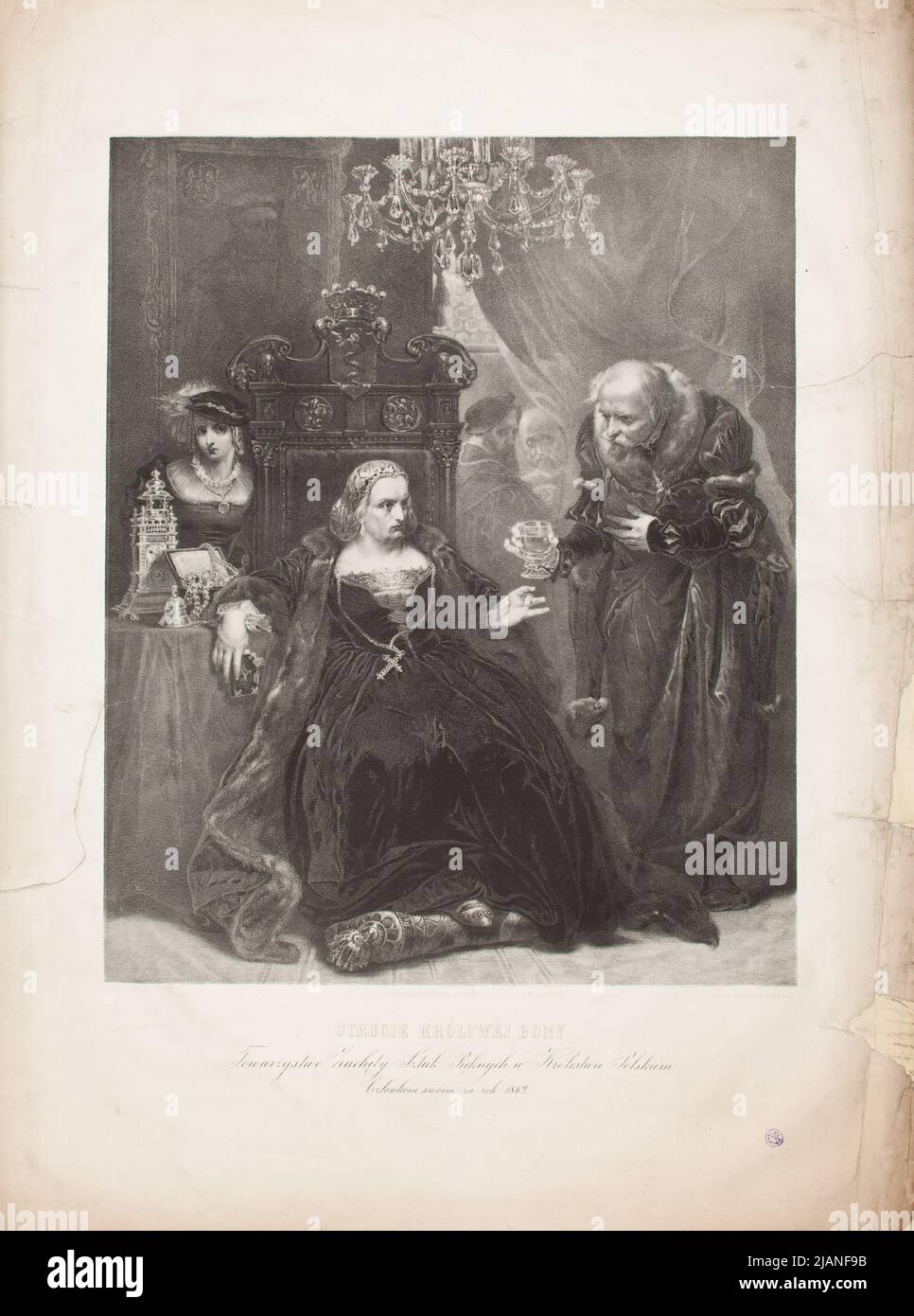 Bona Sforza (1494 1557), Queen of Poland. Poisoning of Queen Bona ...