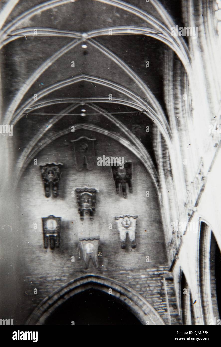 Brussels Architectural detail Cross Crown Vault Gothic Photography ...