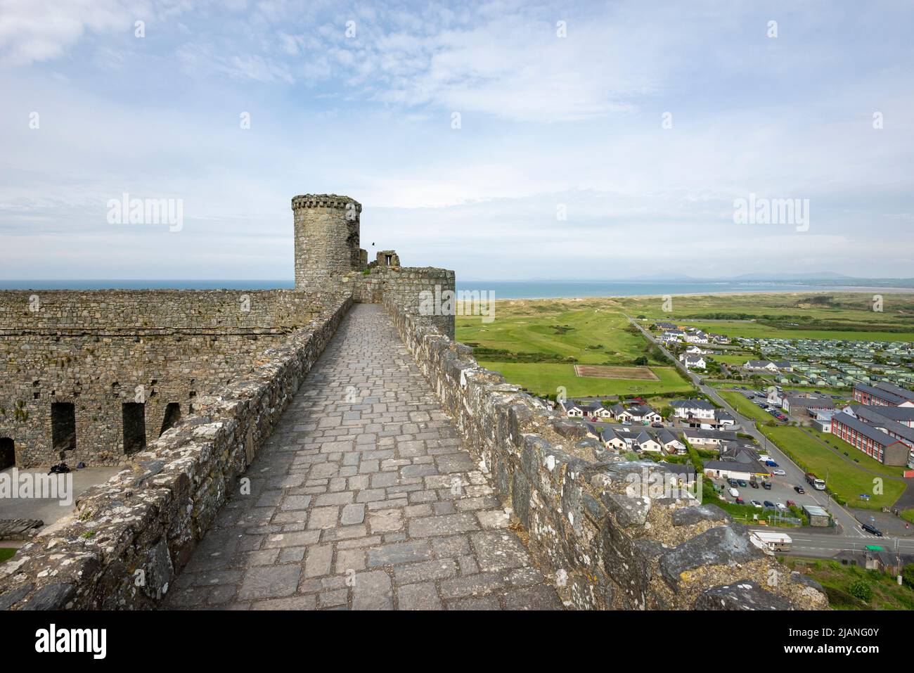 Harlech castle a grade I listed building and a UNESCO world heritage ...