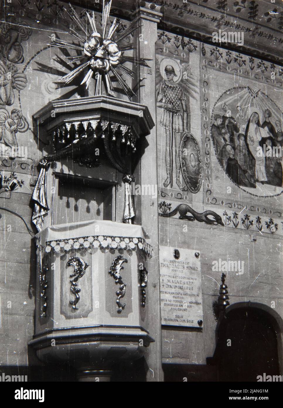 Small sacred architecture wooden interior maintenance Pawłowska Ambon ...