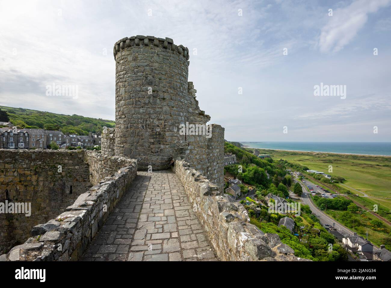 Harlech castle a grade I listed building and a UNESCO world heritage ...