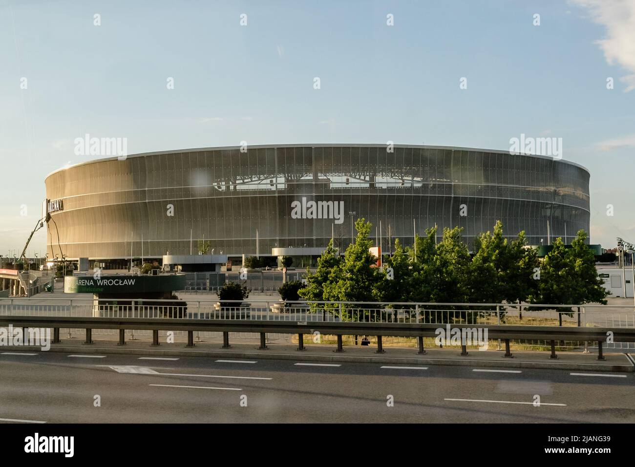 WARSAW, POLAND - 30 MAY 2022: Match venue, The Tarczynski Arena Wroclaw ...
