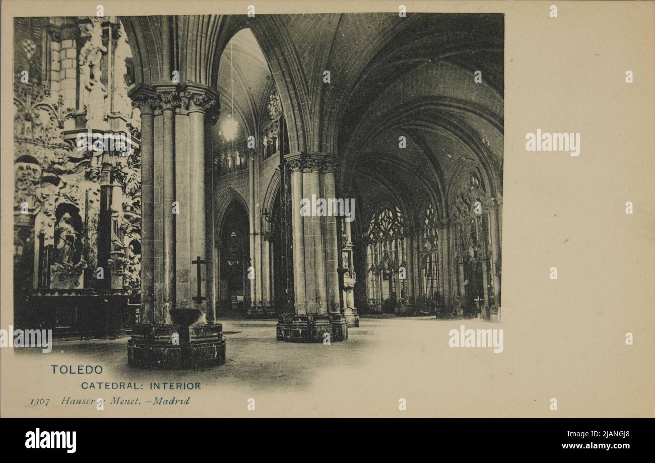 Toledo cathedral interior hi-res stock photography and images - Alamy