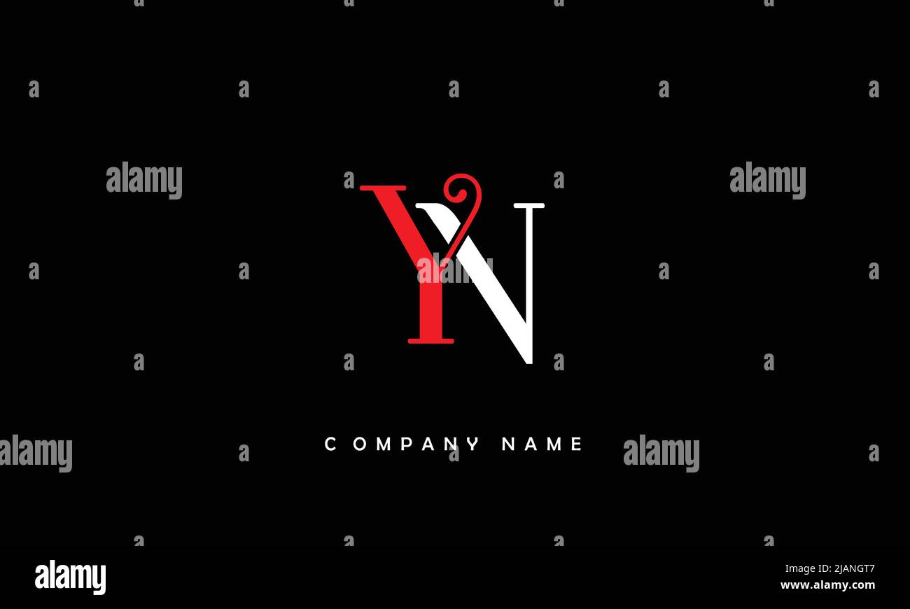 YN, NY Alphabets Letters Logo Monogram Stock Vector Image & Art - Alamy