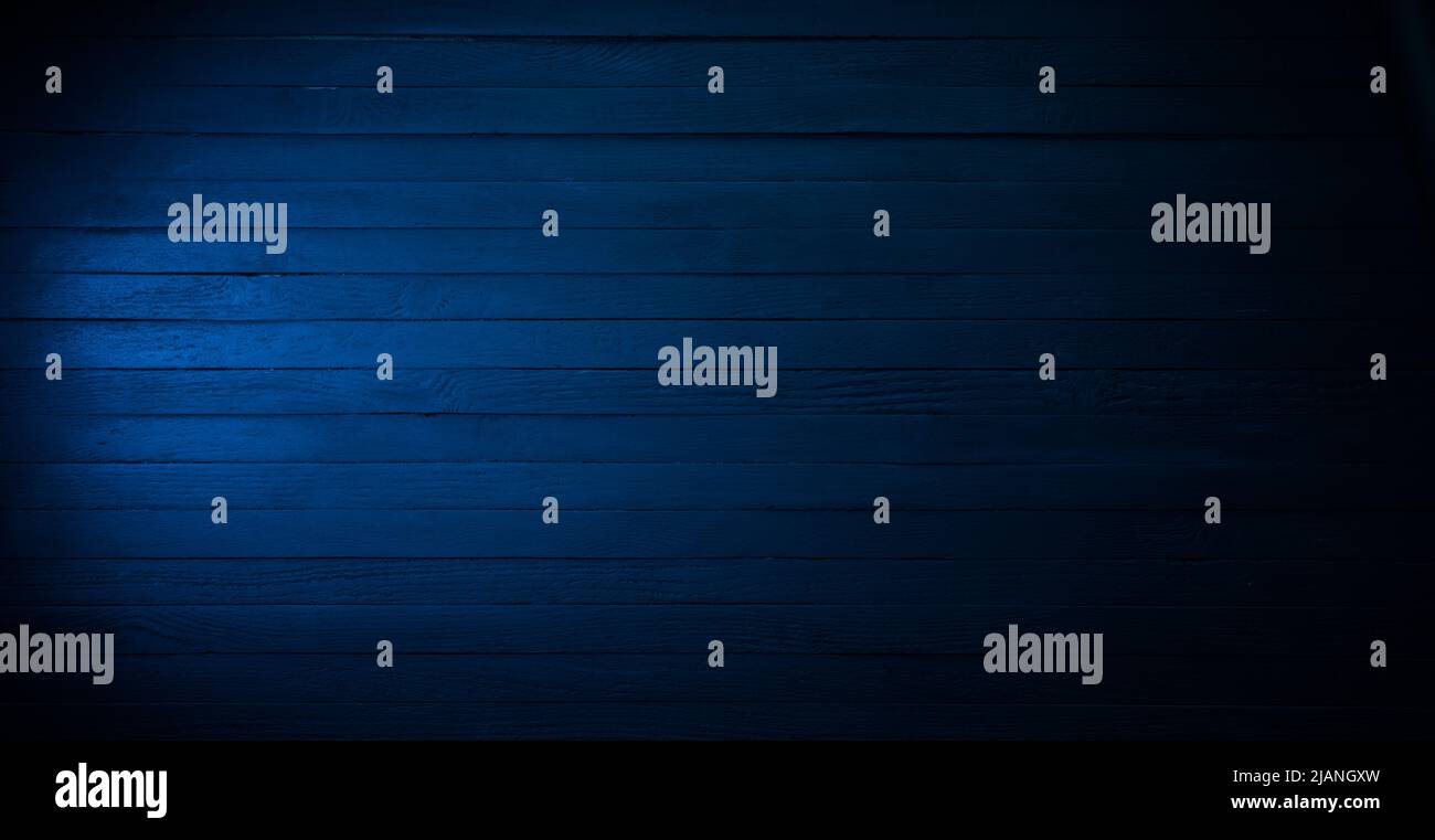 Blue wooden table background wood texture. Dark blue rustic plank ...