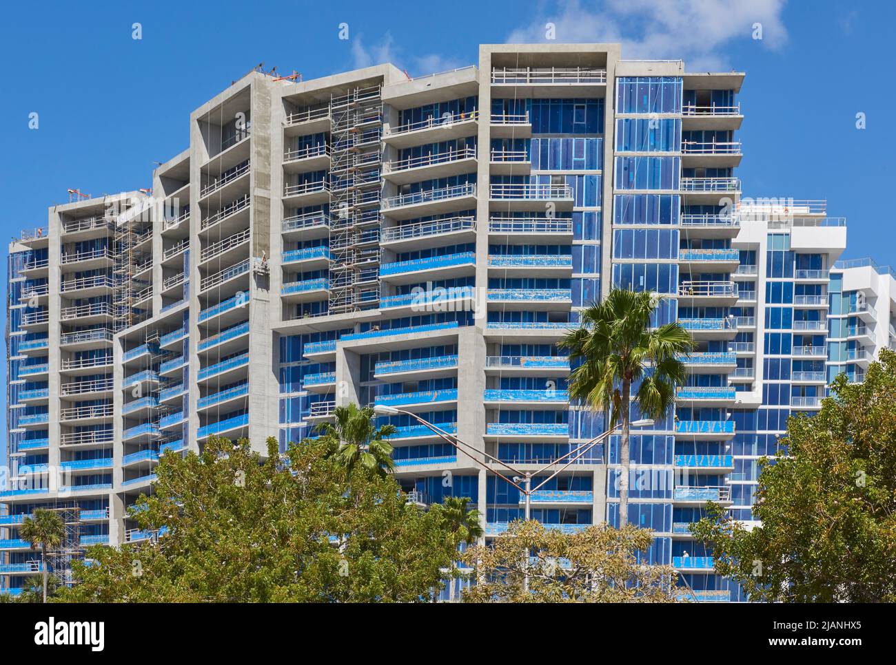 Sarasota, Florida office building under construction Stock Photo - Alamy