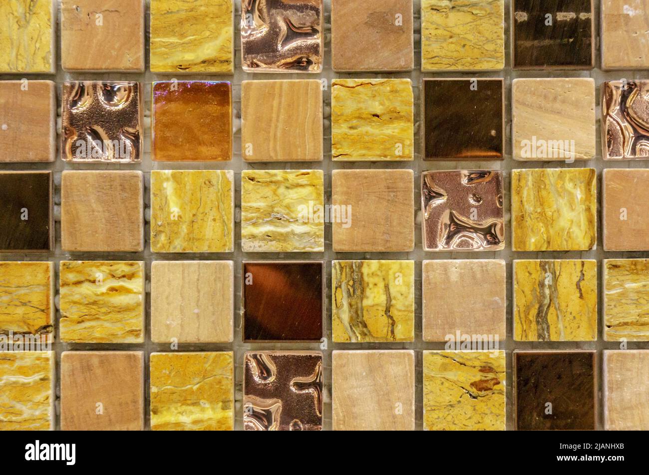 Modern glass mosaic tiles background. Mix color pattern for decoration ...