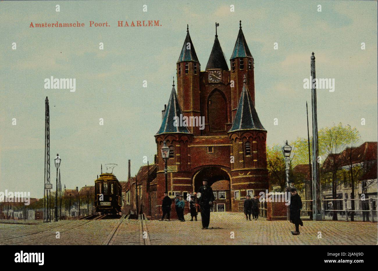 HAARLEM Port gate Leeuwen, W.H. from Stock Photo - Alamy
