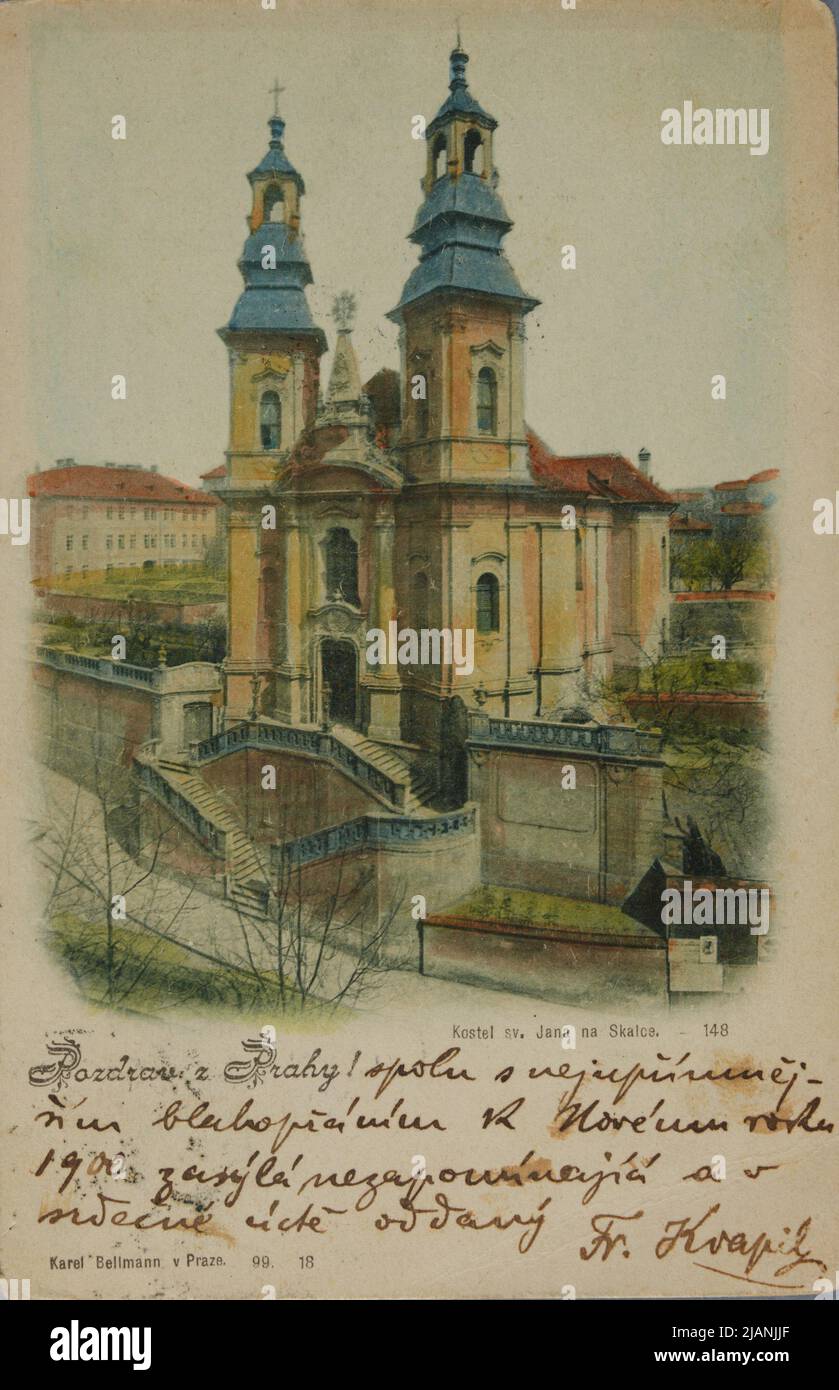 PRAGUE St John's Church at Skałka Balimann, Katrel Stock Photo - Alamy