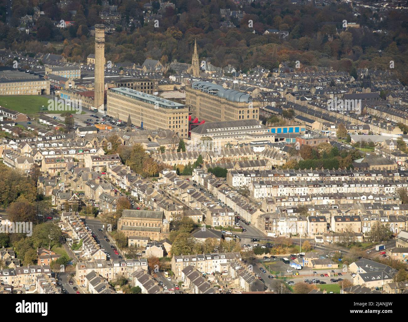 File photo dated 02/11/17 of an aerial view showing Lister's Mill ...