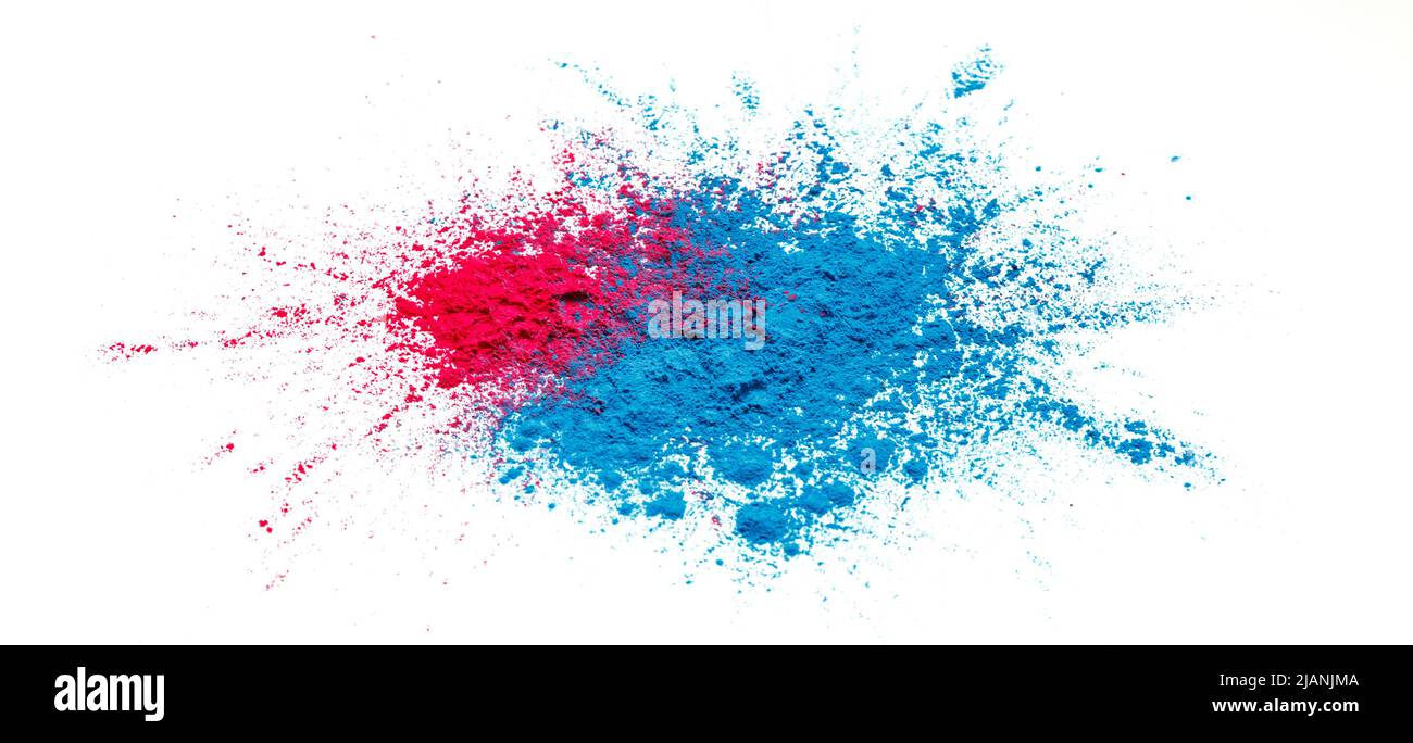 Abstract colorful Happy Holi background. Color vibrant powder isolated ...