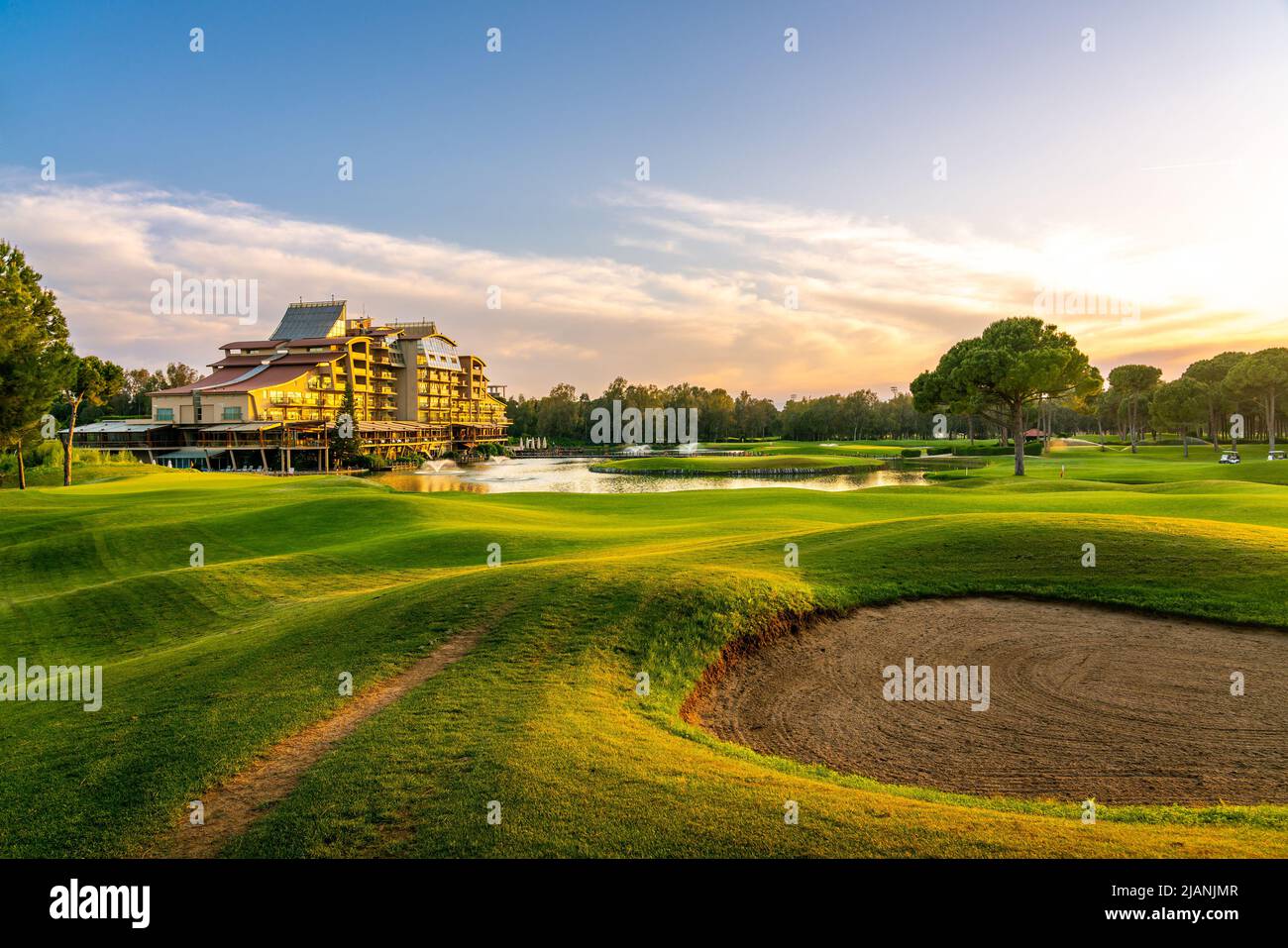 Belek, Turkey - May 13, 2022: Sueno hotel golf Belek with beautiful ...
