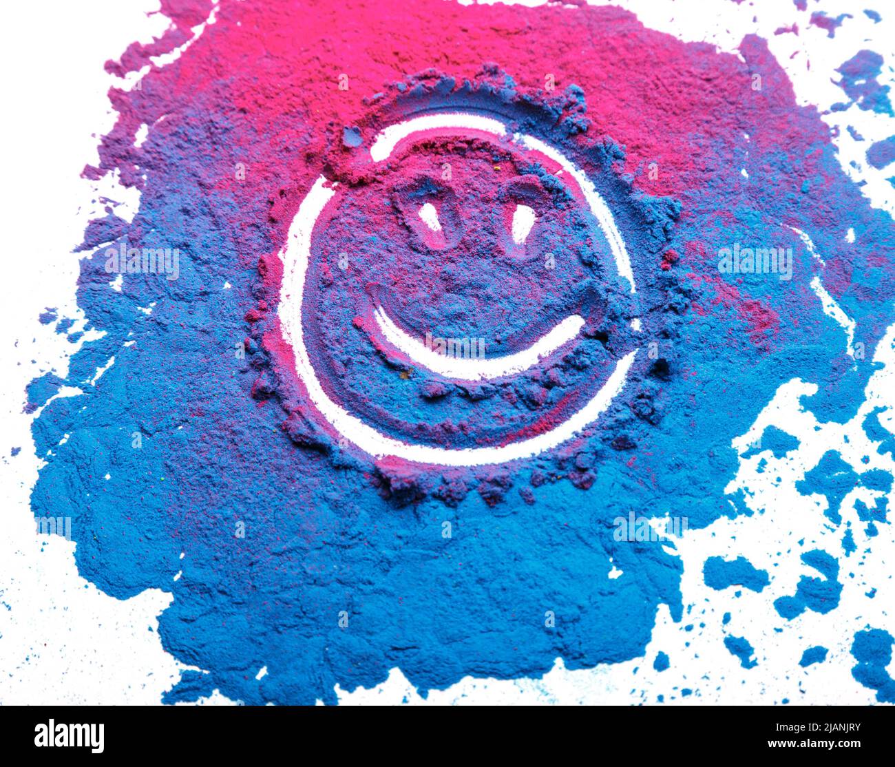 Abstract colorful Happy Holi background. Color vibrant powder isolated ...