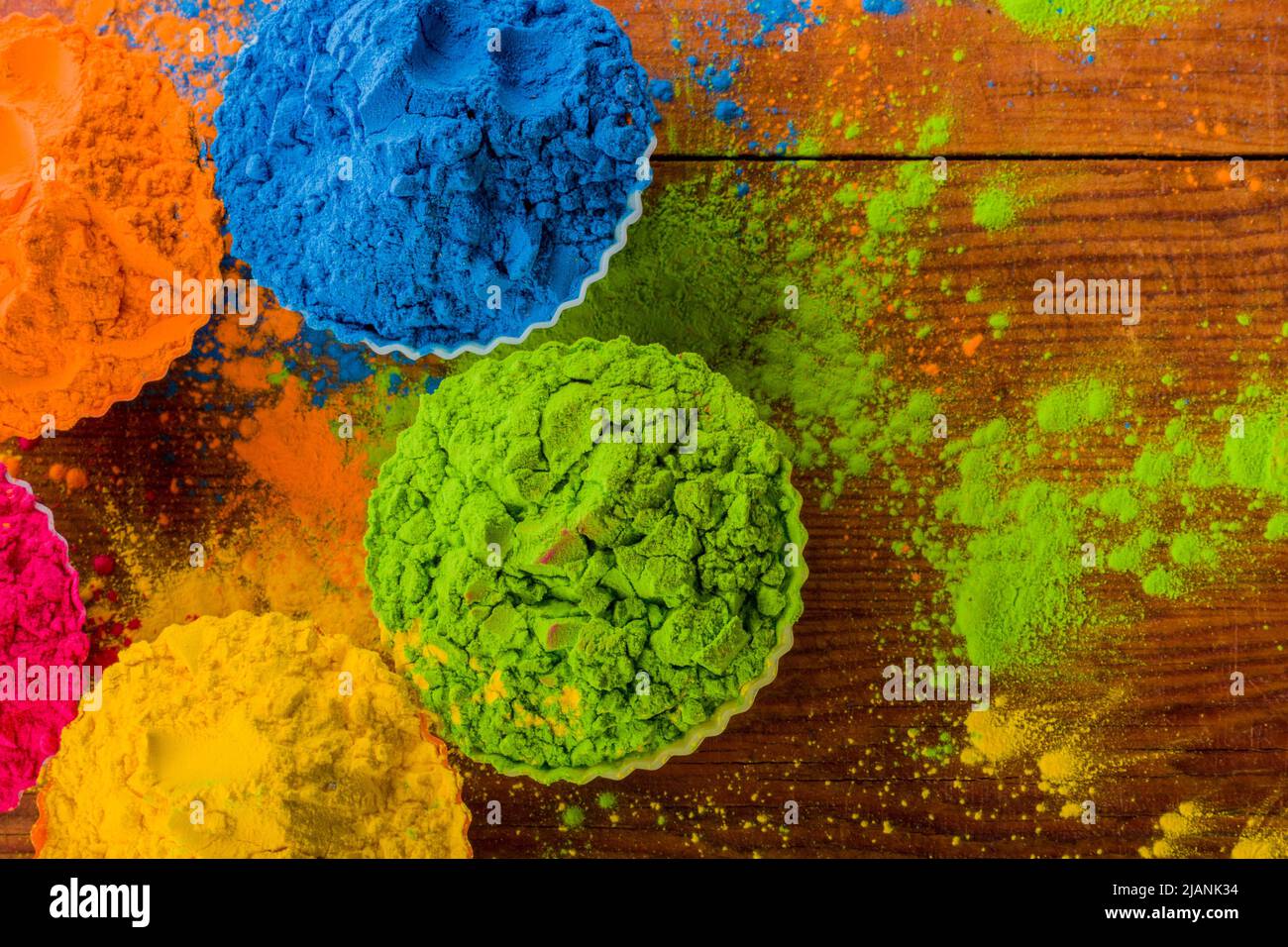 Indian festival holi color greeting hi-res stock photography and images ...