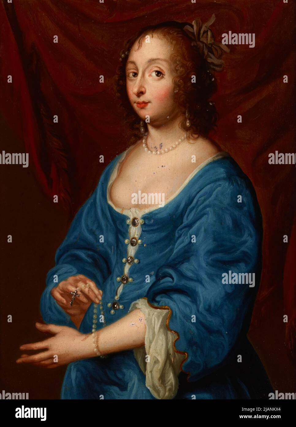 Portrait of Mary Ruthven (d.1649), Wife of Anthony van Dyck unknown ...