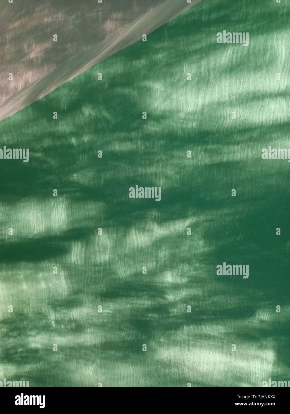 Photo background of mint green shade with a white corner on top ...