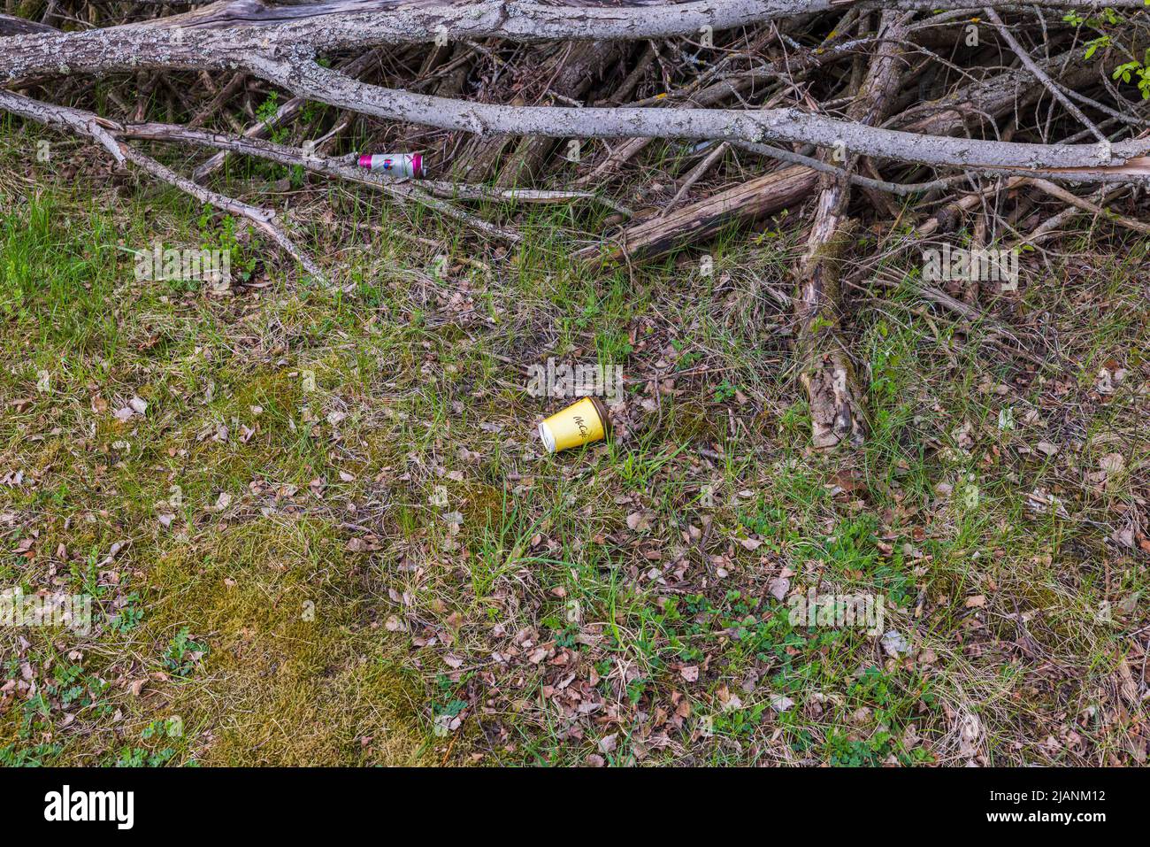 Man throwing drink can from hi-res stock photography and images - Alamy