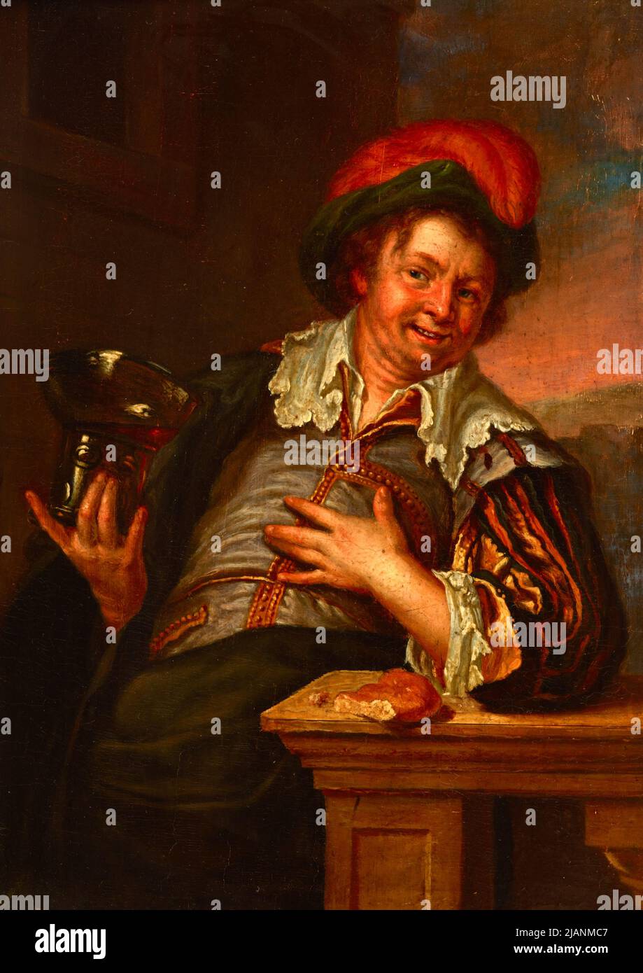 Man with a Cup Toorenvliet, Jacob (1640 1719 Stock Photo - Alamy