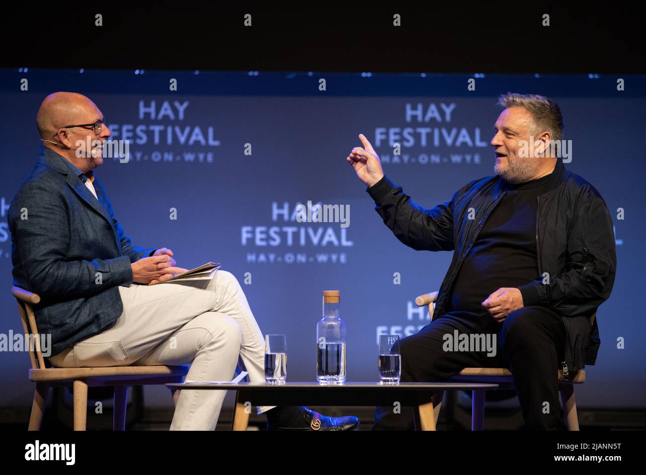 Hay-on-Wye, Wales, UK. 31th May, 2022. Rankin in conversation with ...