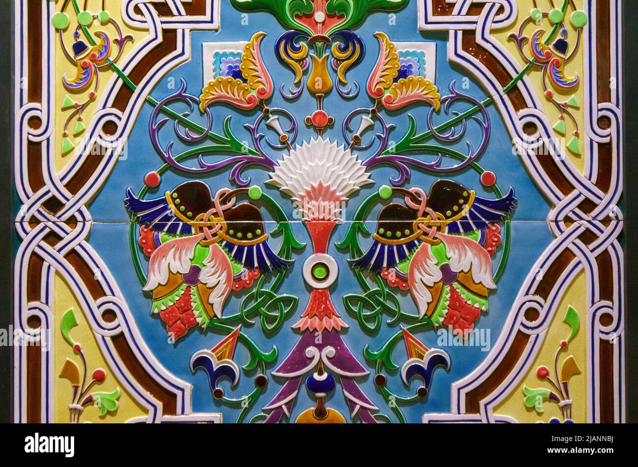 Decorative islamic floor tiles in hi-res stock photography and images ...