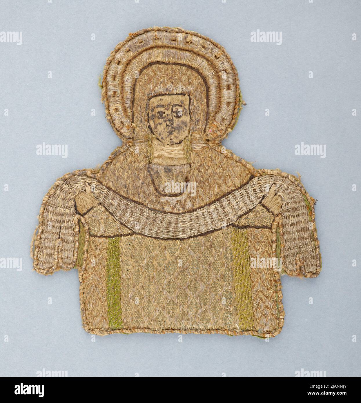 Fragment of embroidery, Greek CathoIIc, figural figure of Saint ...