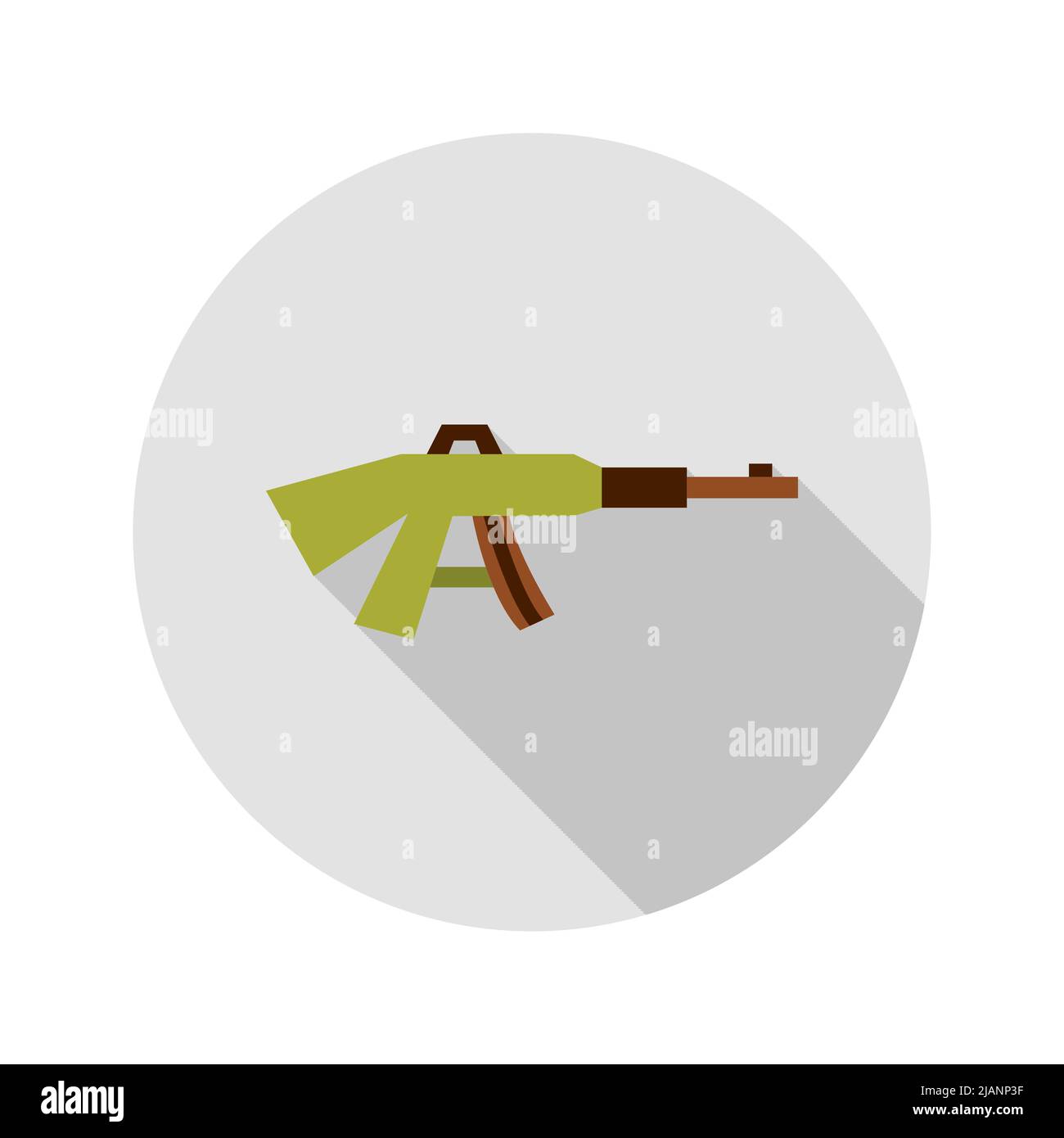 Rifle Circle Icon Stock Vector Image & Art - Alamy