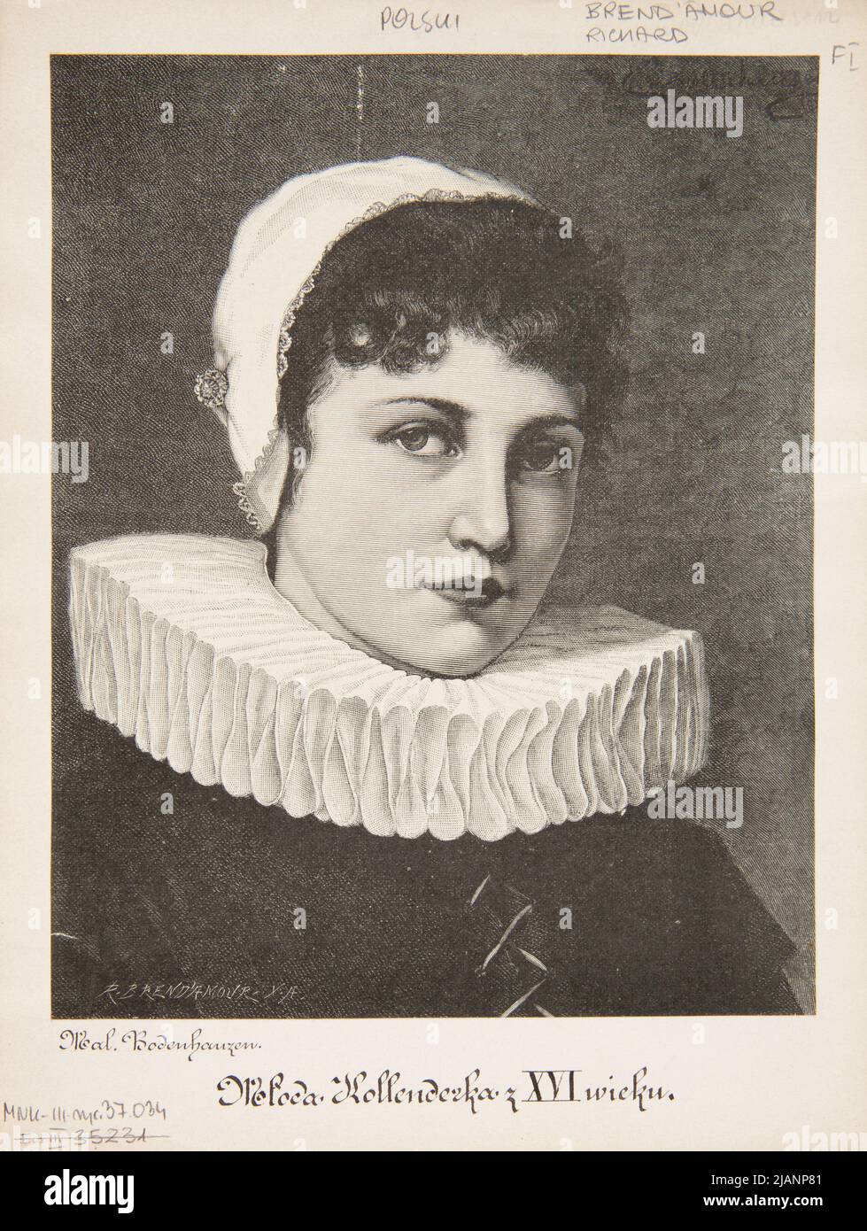 A young Dutchman from the 16th century according to the image of E ...