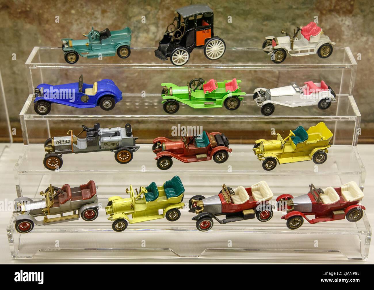 Istanbul, Turkey, 23 March 2019: Collections of various car miniature ...