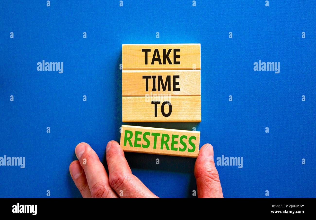 Take time to restress symbol. Concept words Take time to restress on ...