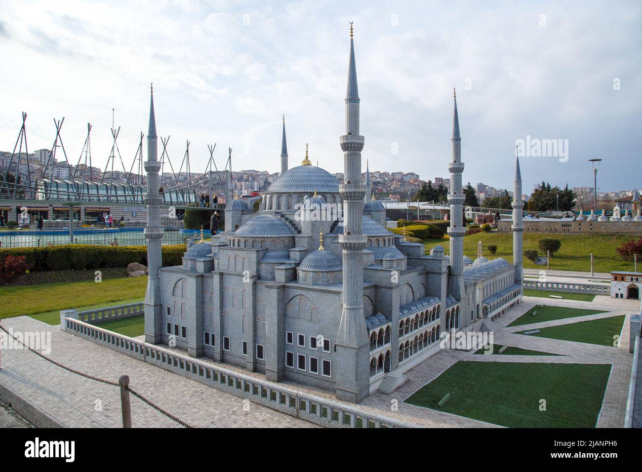 Istanbul, Turkey - March 23, 2019: Miniaturk is a miniature park in ...