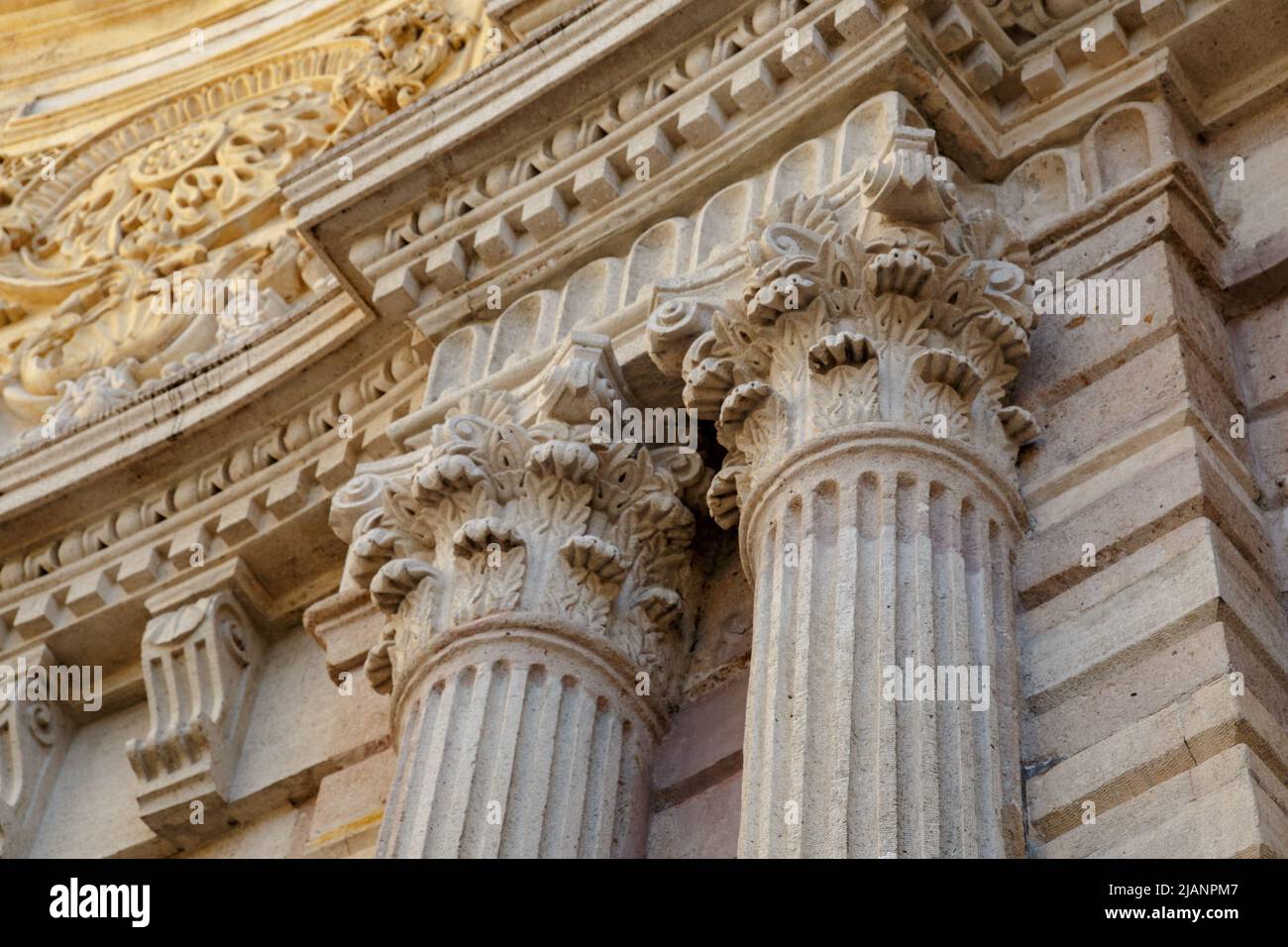 Vintage Old Justice Courthouse Column Stock Photo - Alamy