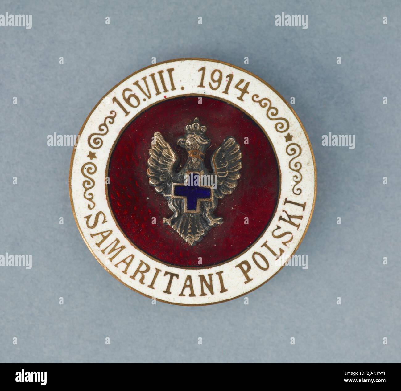 Commemorative badge of members associated in the organization of the ...