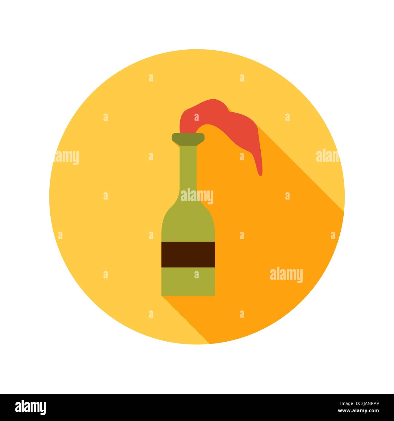 Molotov Cocktail Circle Icon Stock Vector Image & Art - Alamy