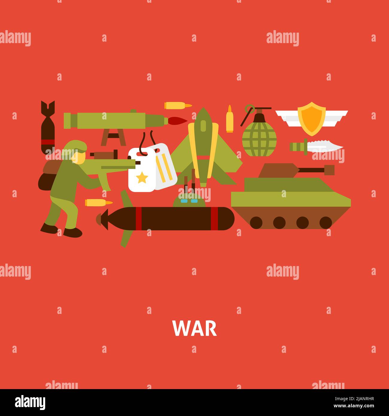 War Vector Concept Stock Vector Image & Art - Alamy