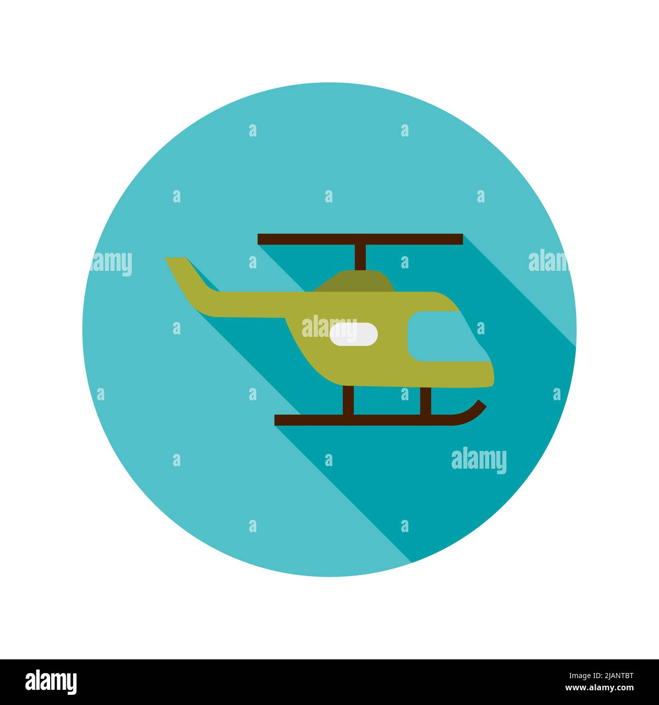 Helicopter Circle Icon Stock Vector Image & Art - Alamy